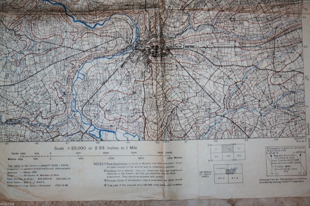 Avranches France Maps from 1944 – The Citizen Soldiers Education Foundation