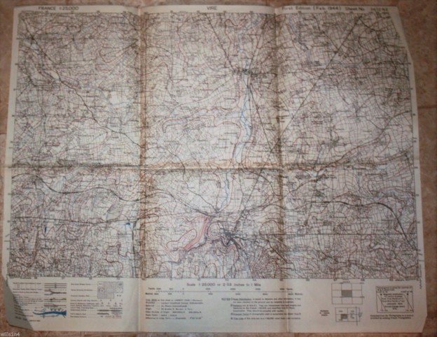 Map of Vire France 1944 – The Citizen Soldiers Education Foundation